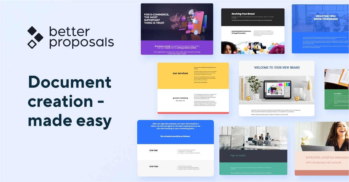 Better Proposals - Creating Proposals